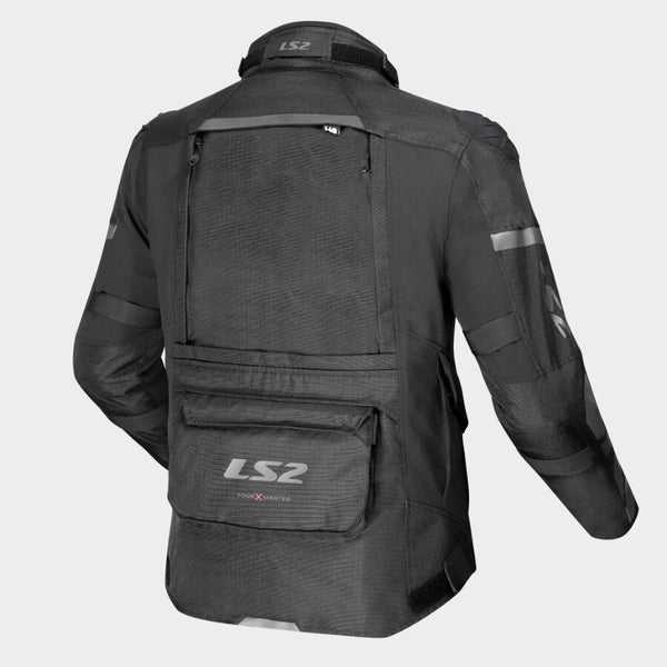 X-MASTER JACKET - BLACK - CE CLASS AA CERTIFIED – ls2helmetsindia