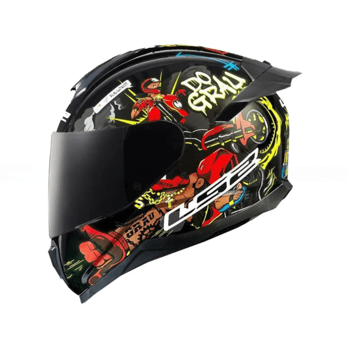 FF352 FLASH DO GRAU BLACK – ls2helmetsindia