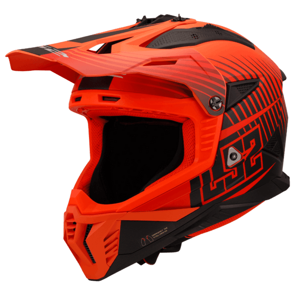 MX437 FAST II DUCK H-V ORANGE RED-06 – ls2helmetsindia